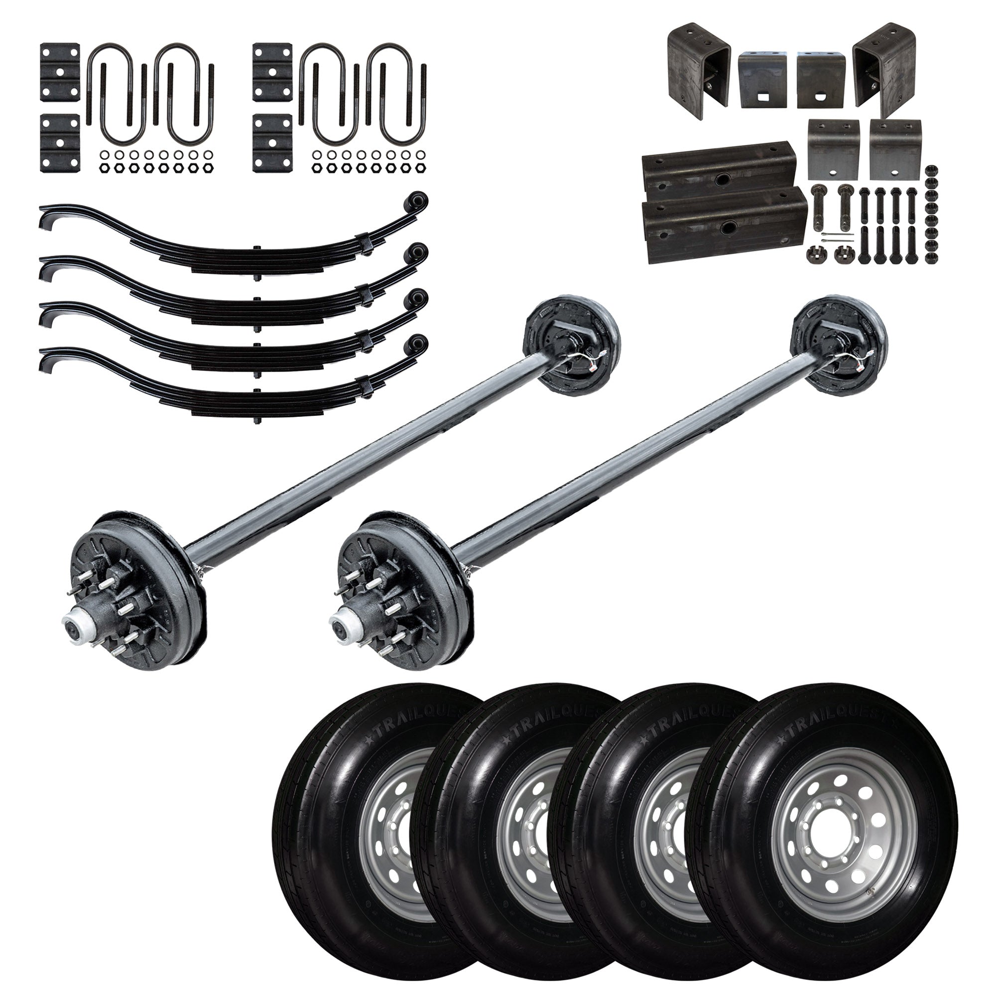 7K Trailer Axle Kits | Conveniently Bundled | The Trailer Parts Outlet